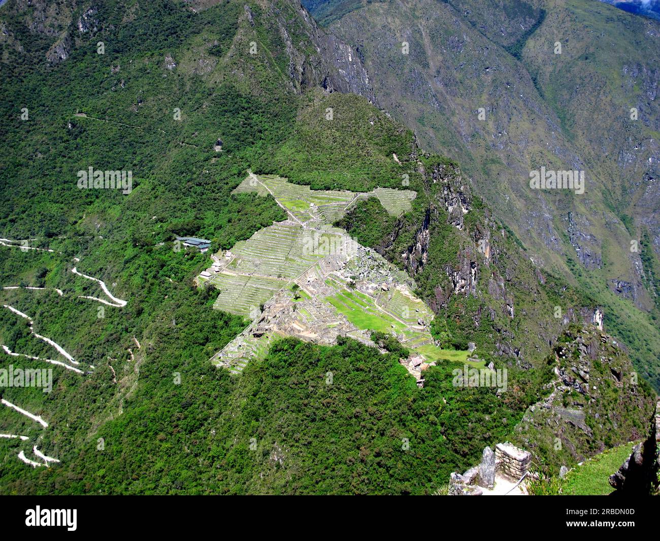 Machu Picchu is capital of the Inca Empire in the Andes mountains, Peru ...