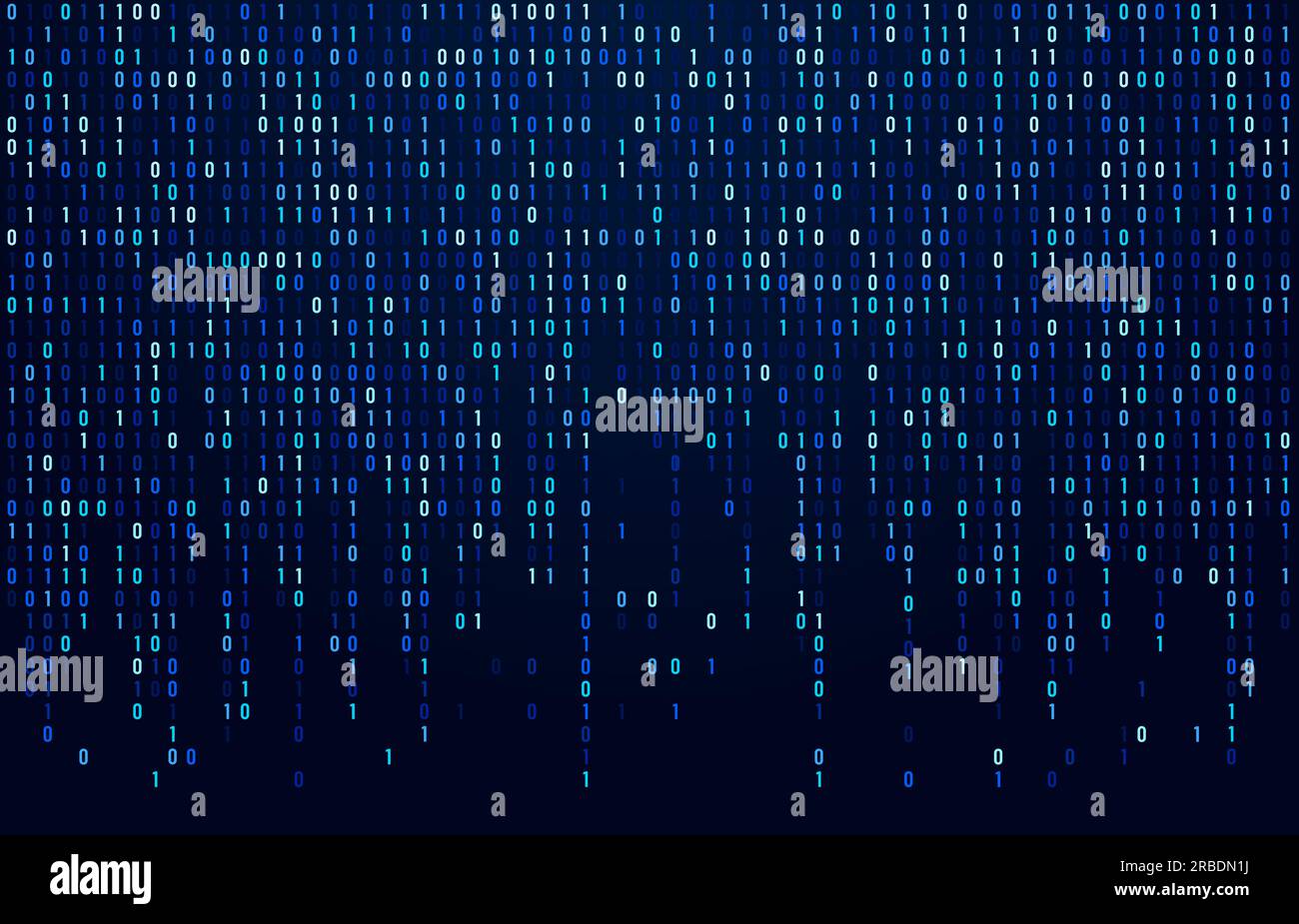 Matrix numbers blue Stock Vector Images - Alamy