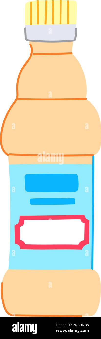 acid vinegar organic cartoon vector illustration Stock Vector Image ...