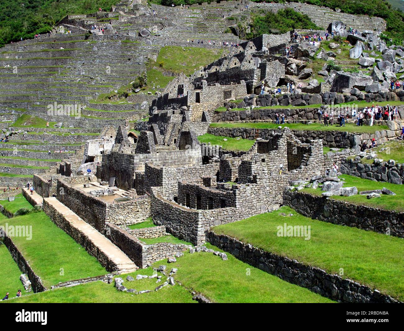 Machu Picchu is capital of the Inca Empire in the Andes mountains, Peru ...
