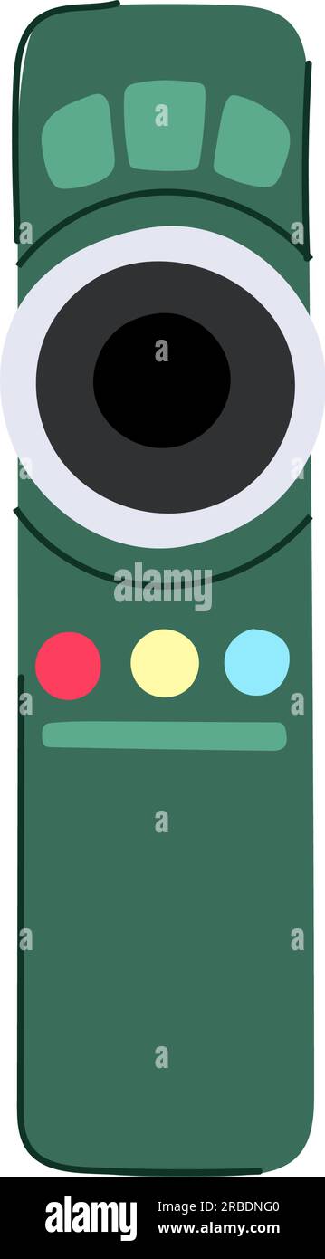 media tv remote cartoon vector illustration Stock Vector Image & Art ...
