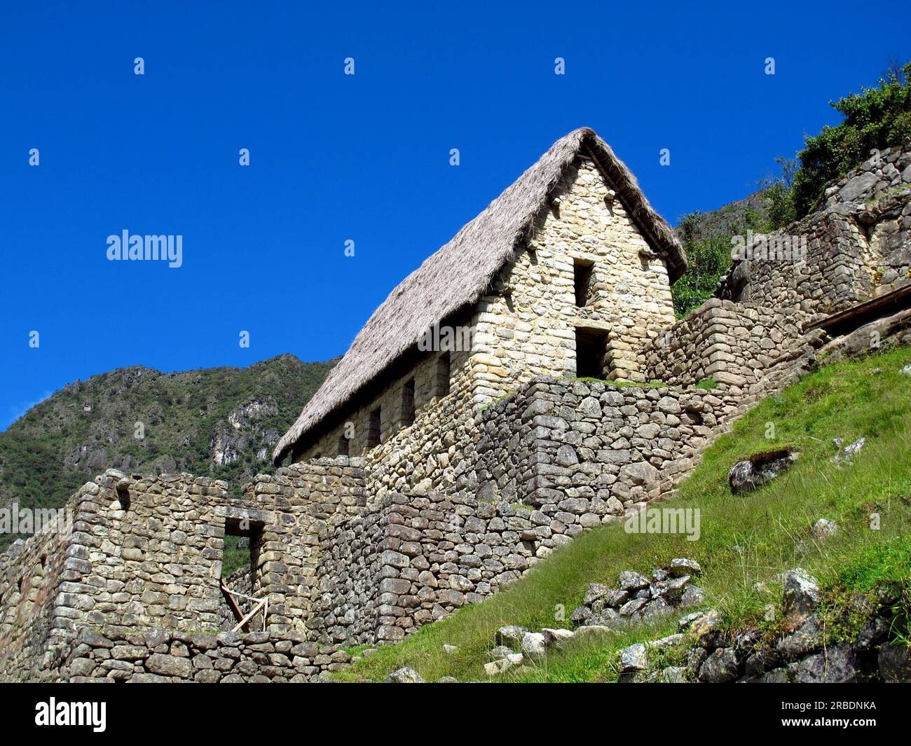 Machu Picchu is capital of the Inca Empire in the Andes mountains, Peru ...