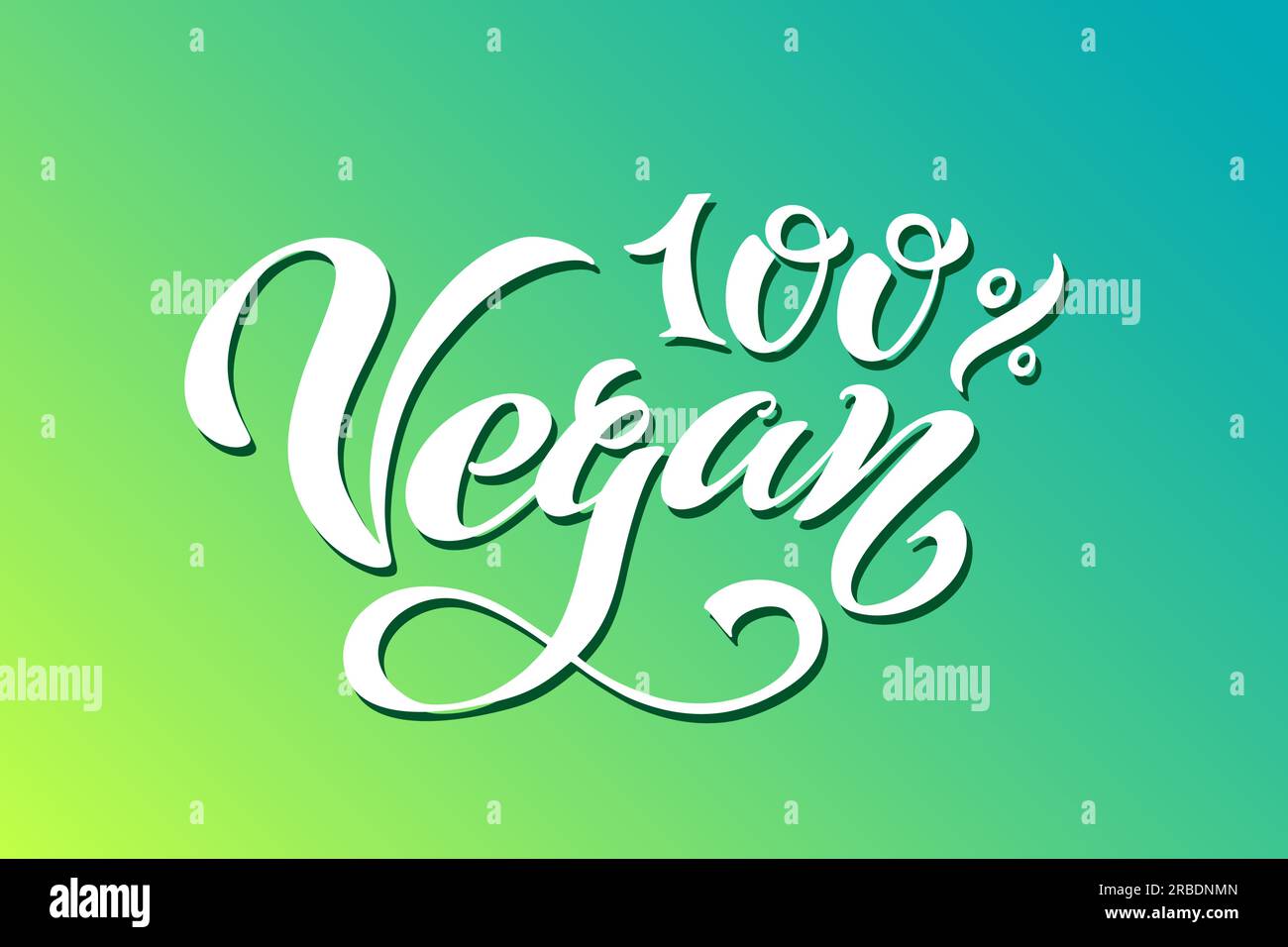 Vegan. Vector Lettering. Handwritten lettering for restaurant, cafe ...