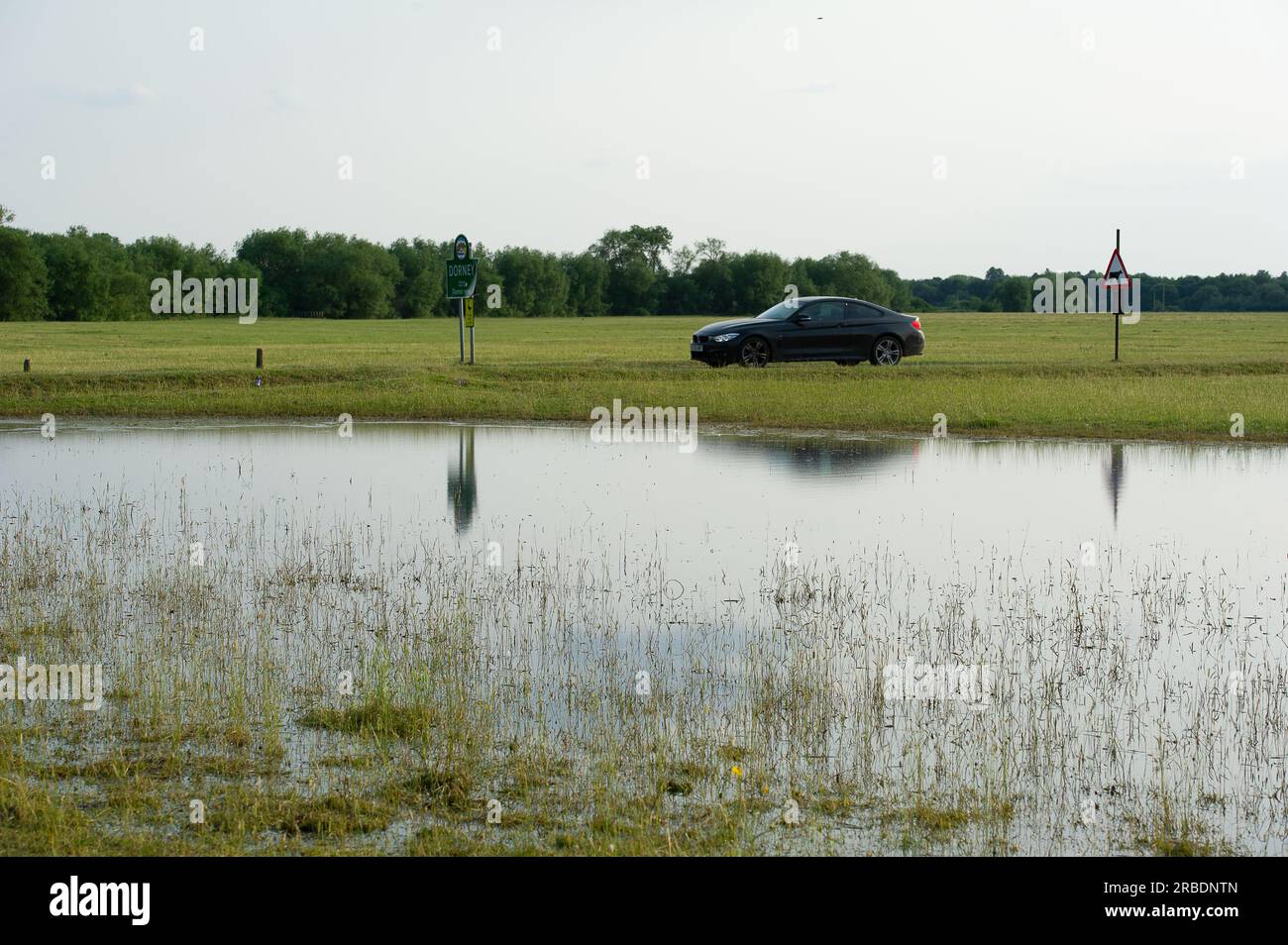 Dorney, Buckinghamshire, UK. 16th June, 2023. Flooding on Dorney Common ...