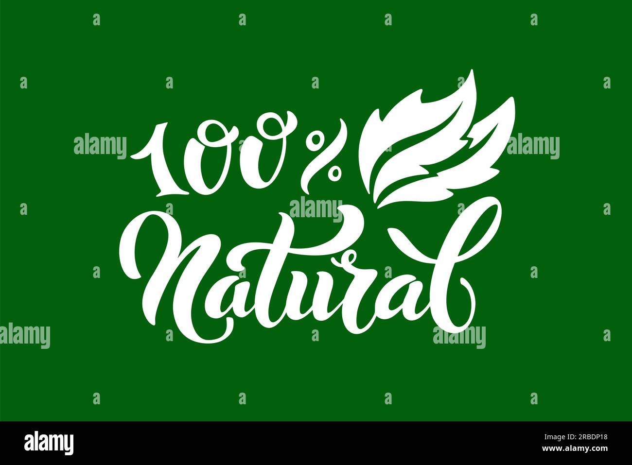 Natural logo. Vector image for food labels, emblems for packaging ...