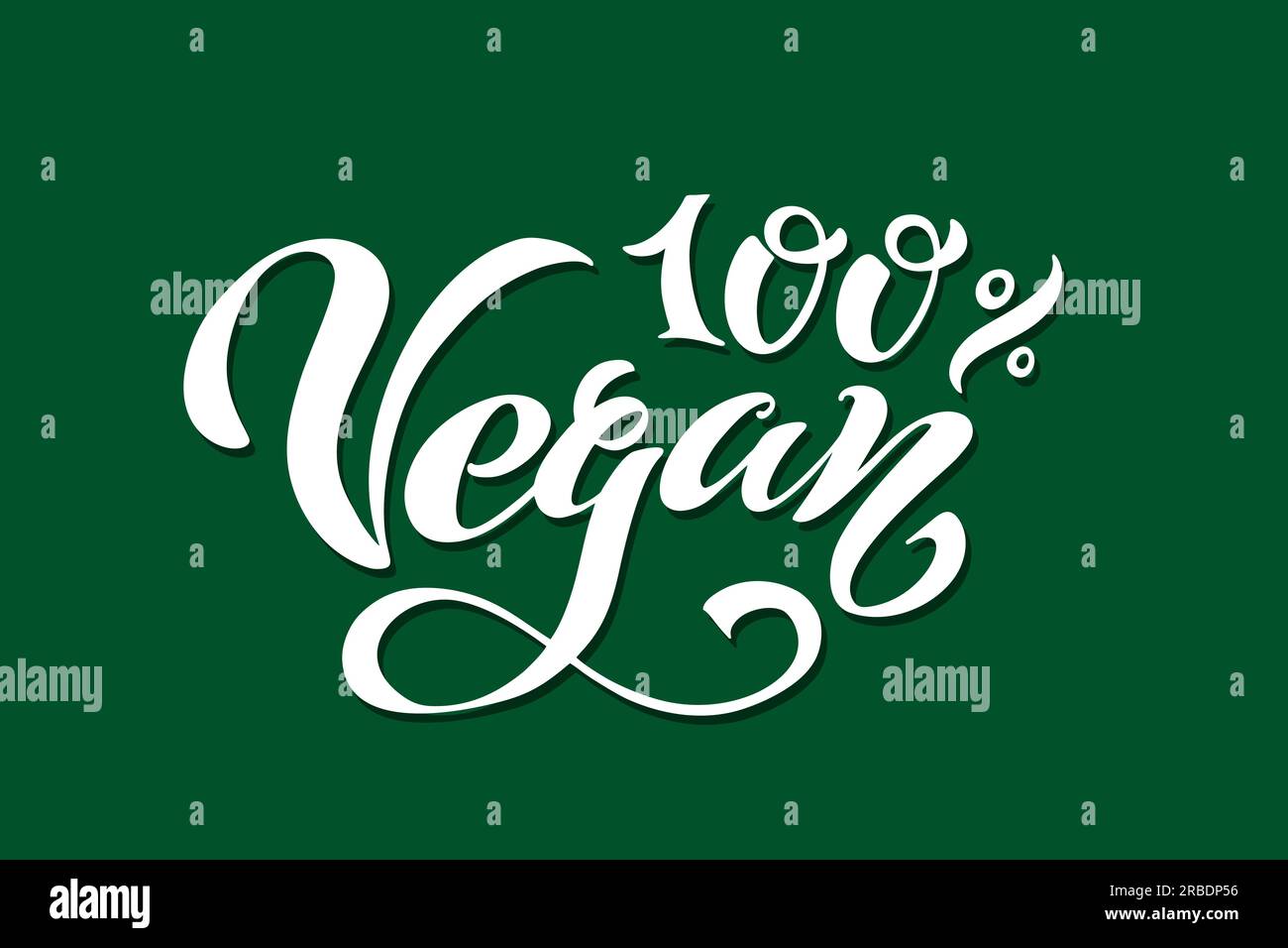 Vegan. Vector Lettering. Handwritten lettering for restaurant, cafe ...