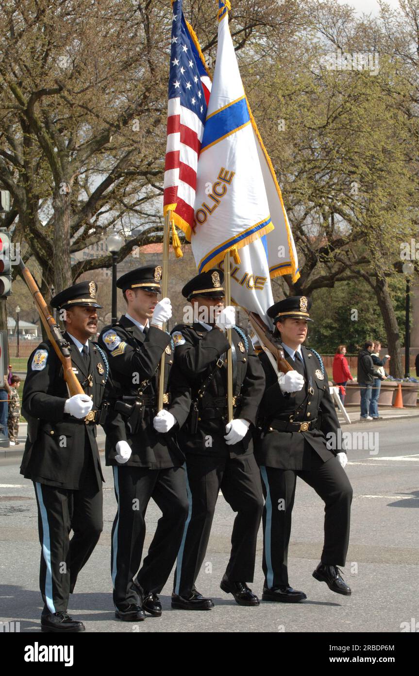 U.S. Park Police Honor Guard, on hand for annual St. Patrick's Day ...