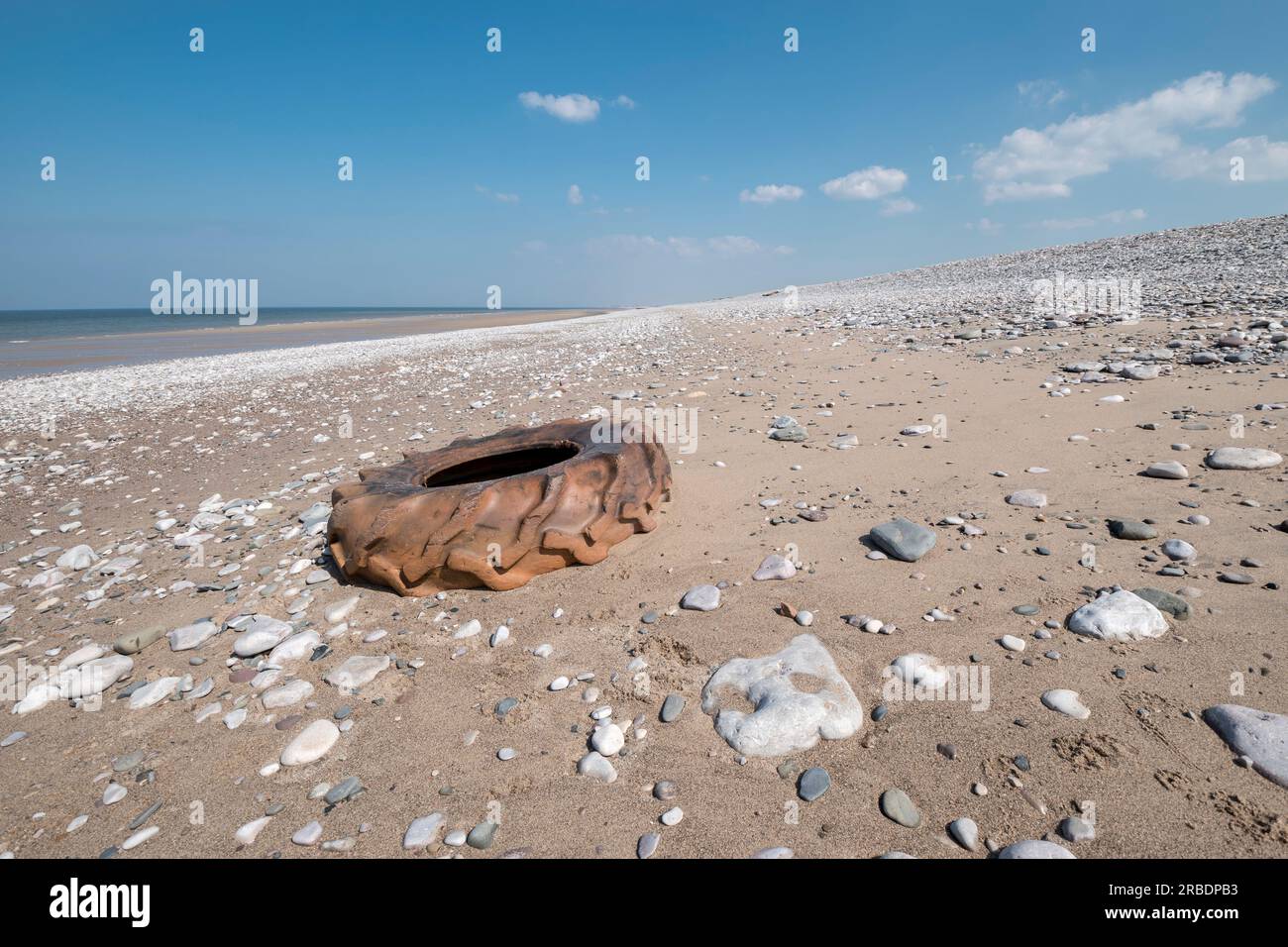 Pensarn Llanddulas beach near Abergele on the North Wales coast Conwy ...