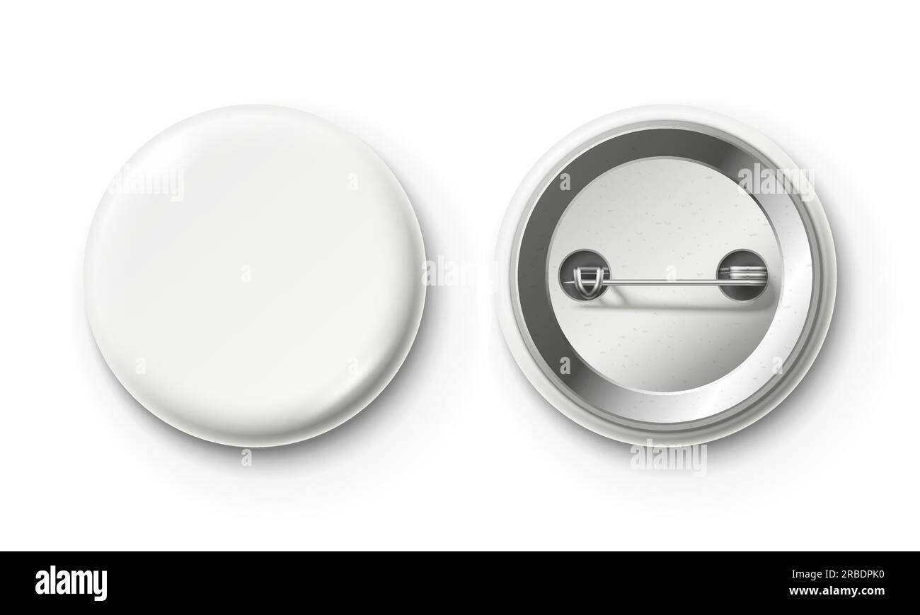 Blank metal badges Stock Vector Images - Alamy