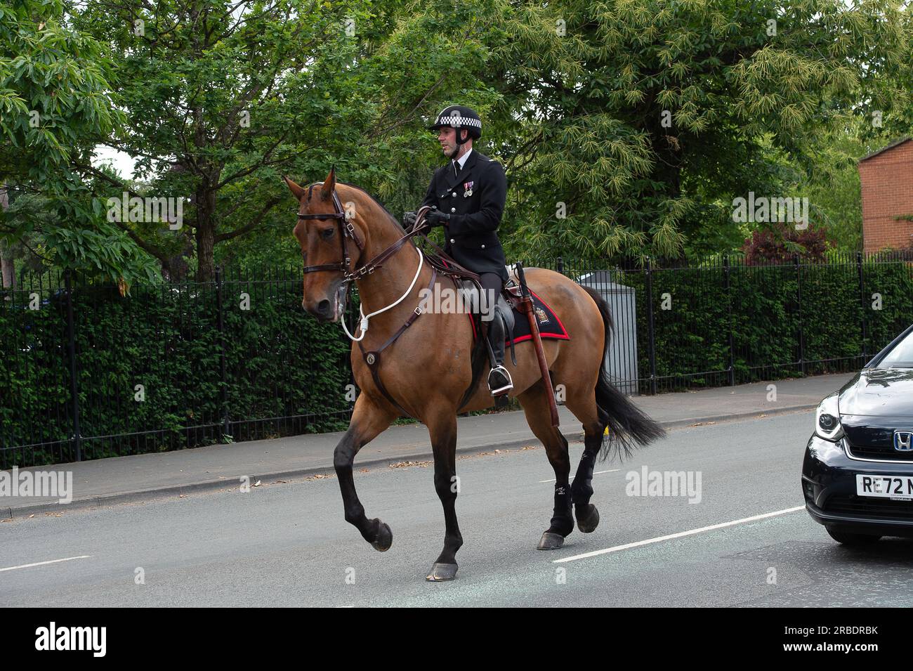 Ascot, Berkshire, UK. 21st June, 2023. Thames Valley Police Mounted ...