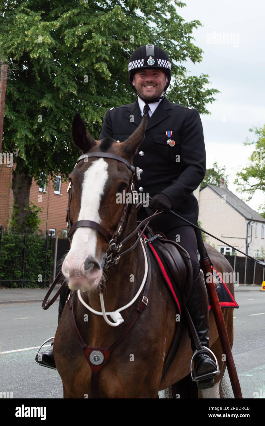 Ascot, Berkshire, UK. 21st June, 2023. Thames Valley Police Mounted ...