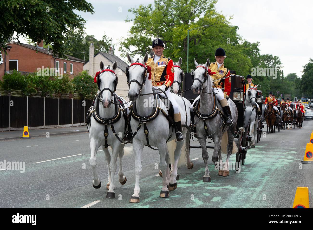 Ascot, Berkshire, UK. 21st June, 2023. Thames Valley Police Mounted ...