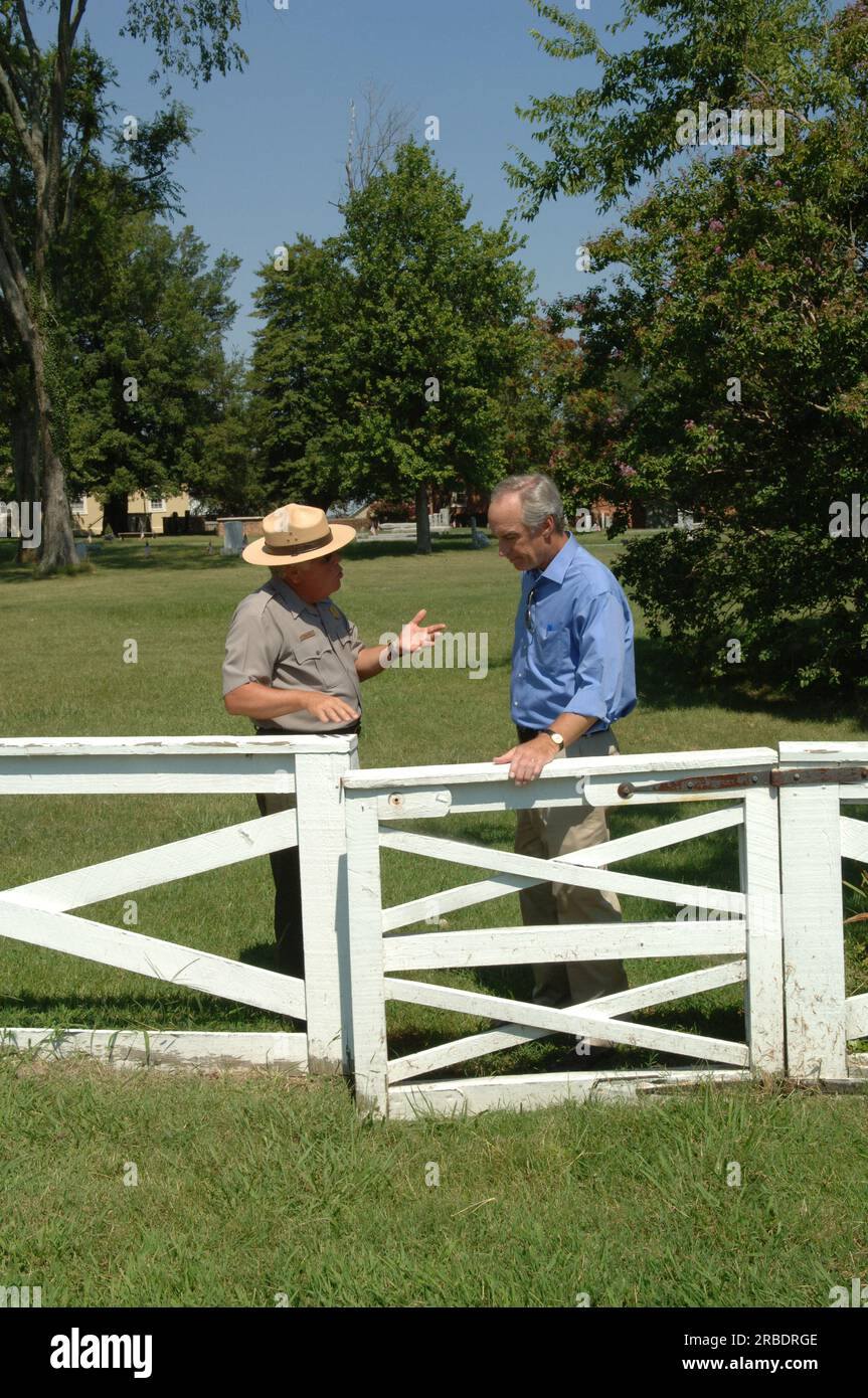 Visit of Secretary Dirk Kempthorne to Williamsburg, Virginia, for ...