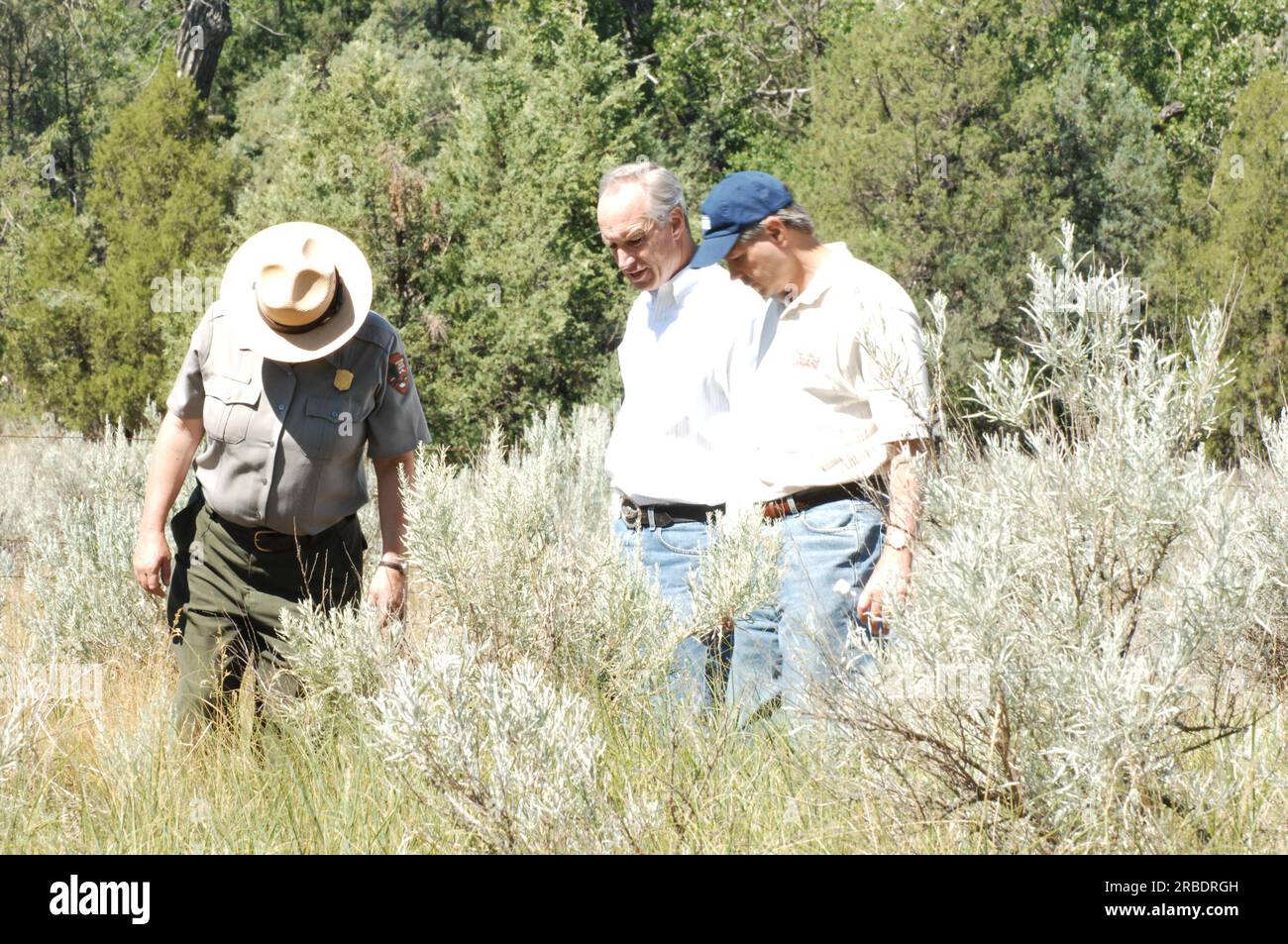 Visit of Secretary Dirk Kempthorne and aides to Theodore Roosevelt ...