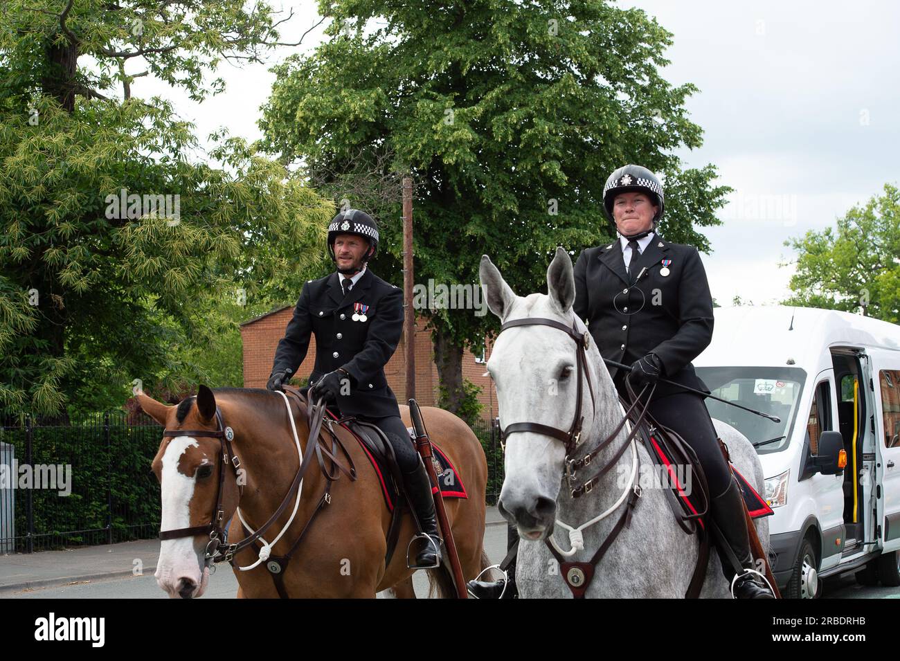 Ascot, Berkshire, UK. 21st June, 2023. Thames Valley Police Mounted ...