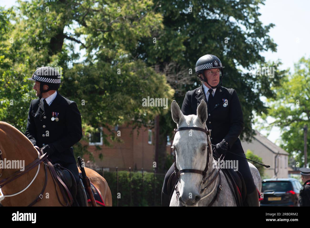 Ascot, Berkshire, UK. 23rd June, 2023. Thames Valley Police Mounted ...