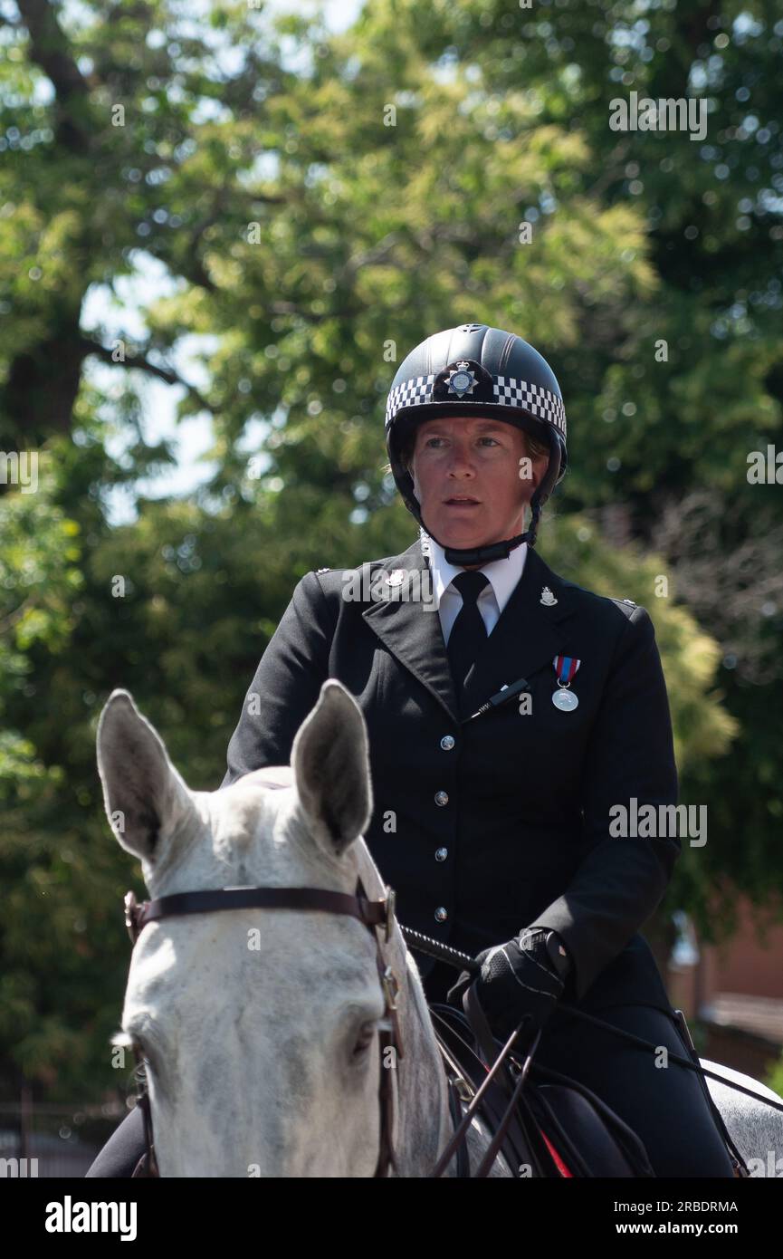 Ascot, Berkshire, UK. 23rd June, 2023. Thames Valley Police Mounted ...