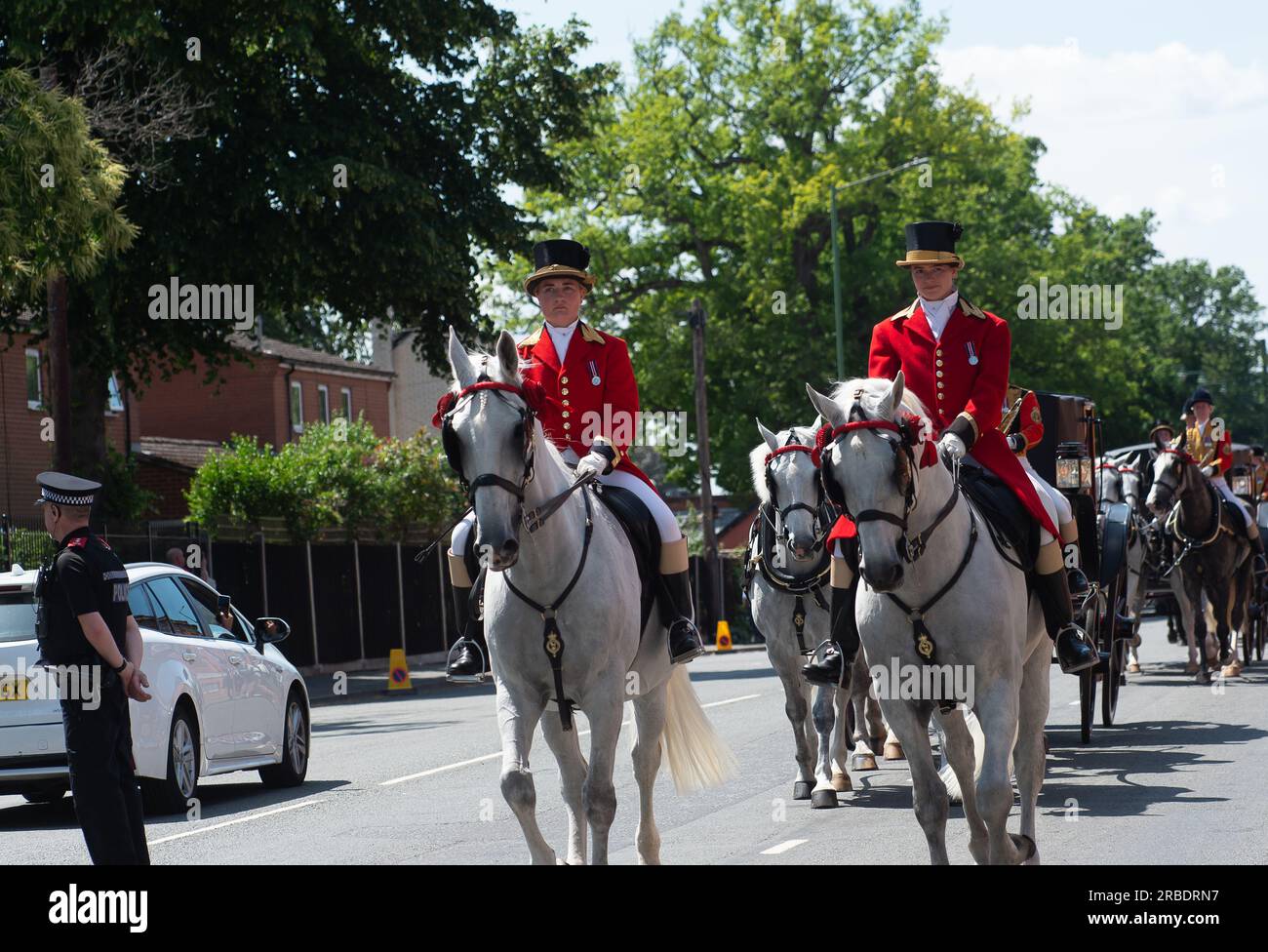 Ascot, Berkshire, UK. 23rd June, 2023. Thames Valley Police Mounted ...
