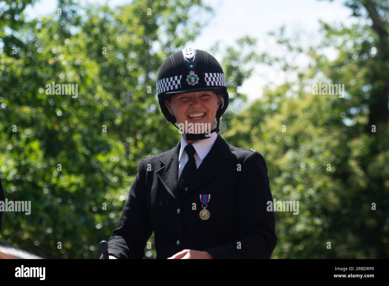 Ascot, Berkshire, UK. 23rd June, 2023. Thames Valley Police Mounted ...