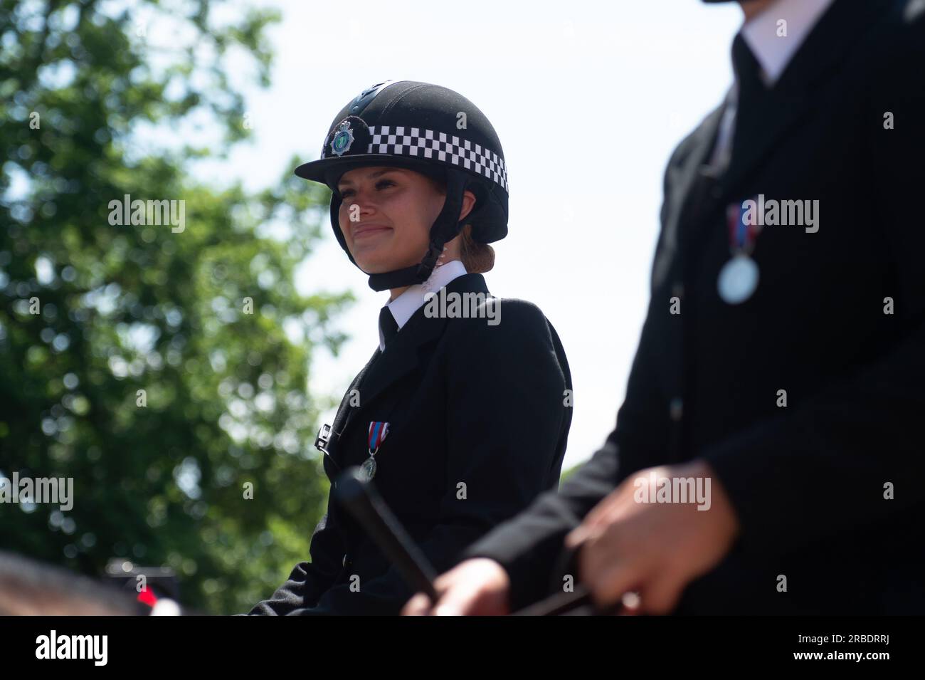 Ascot, Berkshire, UK. 23rd June, 2023. Thames Valley Police Mounted ...
