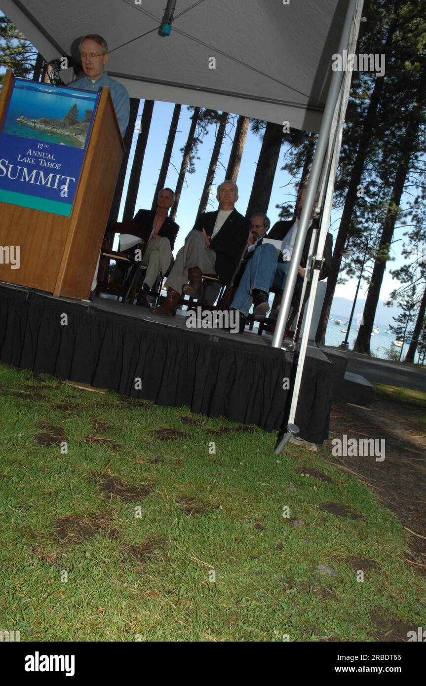 Lake Tahoe Restoration Summit at Nevada's Sand Harbor State Park, where ...