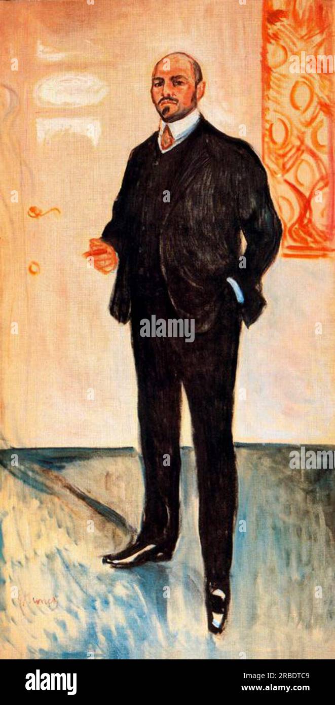 Walter Rathenau 1907 by Edvard Munch Stock Photo - Alamy