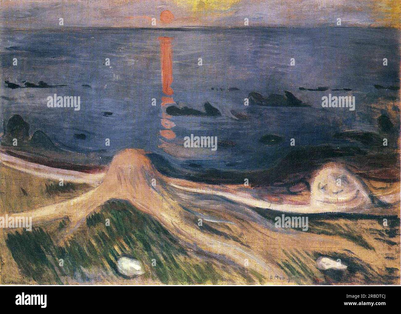 Edvard munch summer landscape hi-res stock photography and images - Alamy