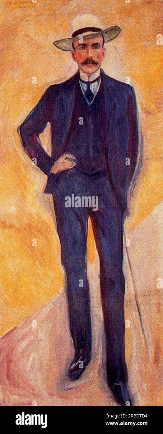 Count Harry Kessler 1906 by Edvard Munch Stock Photo - Alamy