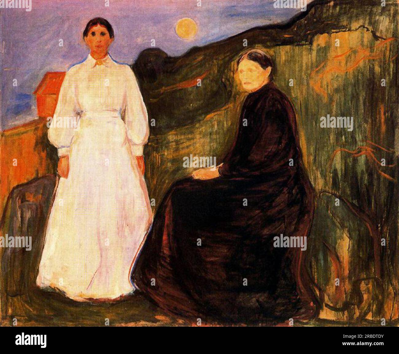 Mother and Daughter 1897 by Edvard Munch Stock Photo - Alamy