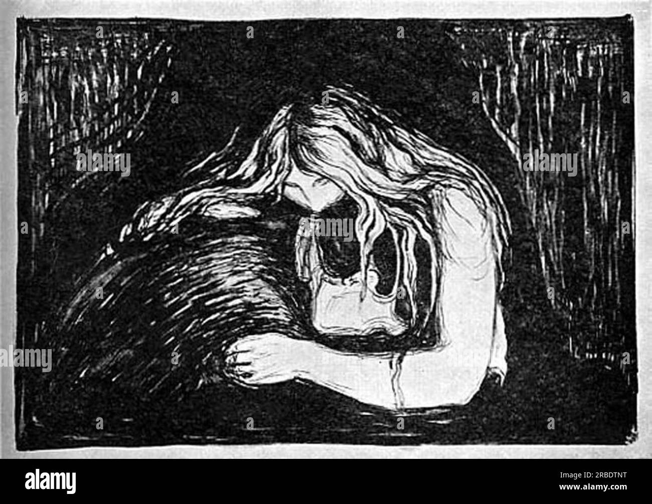 Edvard Munch Vampire Ii