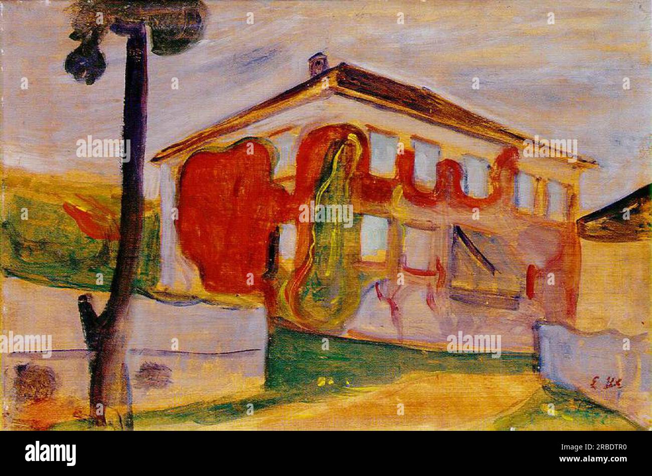 Red Creeper 1900 by Edvard Munch Stock Photo - Alamy