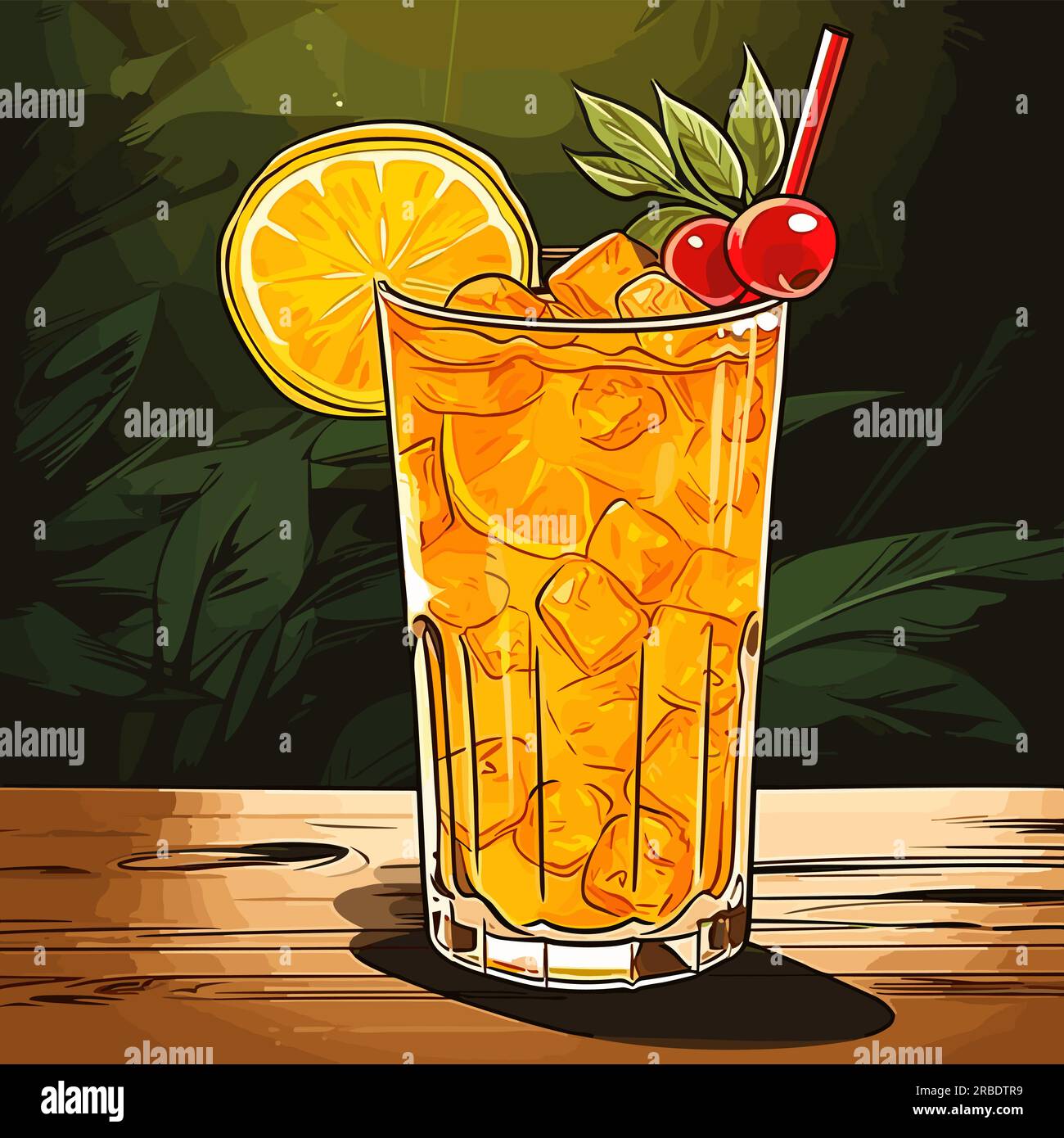 Mai tai icon hi-res stock photography and images - Alamy