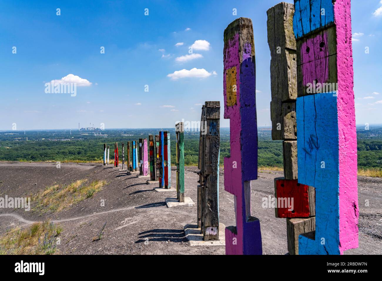 The Haniel slagheap, 185-metre-high tailings pile, at the Prosper ...