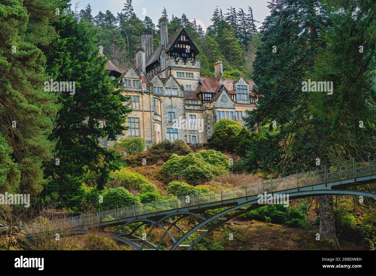 Iron bridge cragside hi-res stock photography and images - Alamy
