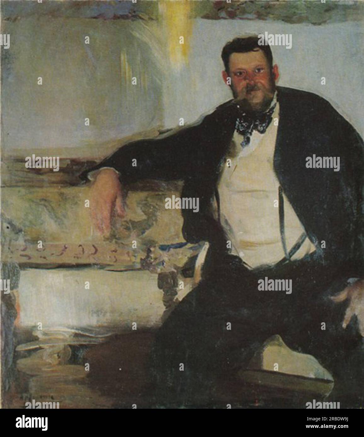 Portrait of Jan Stanislawski 1906 by Oleksandr Murashko Stock Photo - Alamy