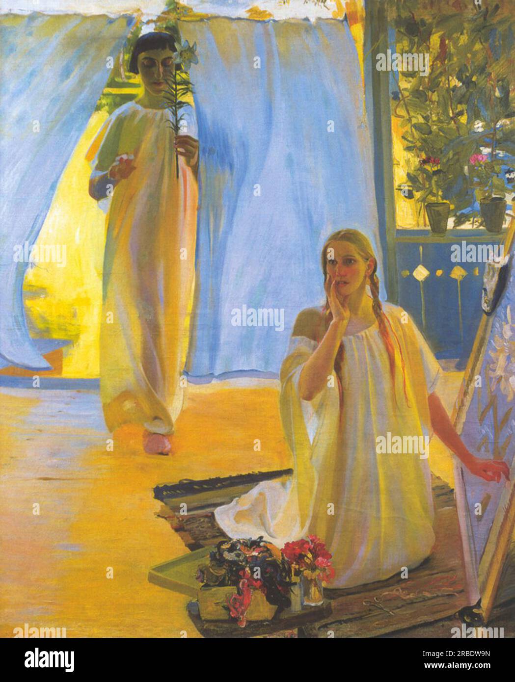 The Annunciation 1909 by Oleksandr Murashko Stock Photo - Alamy