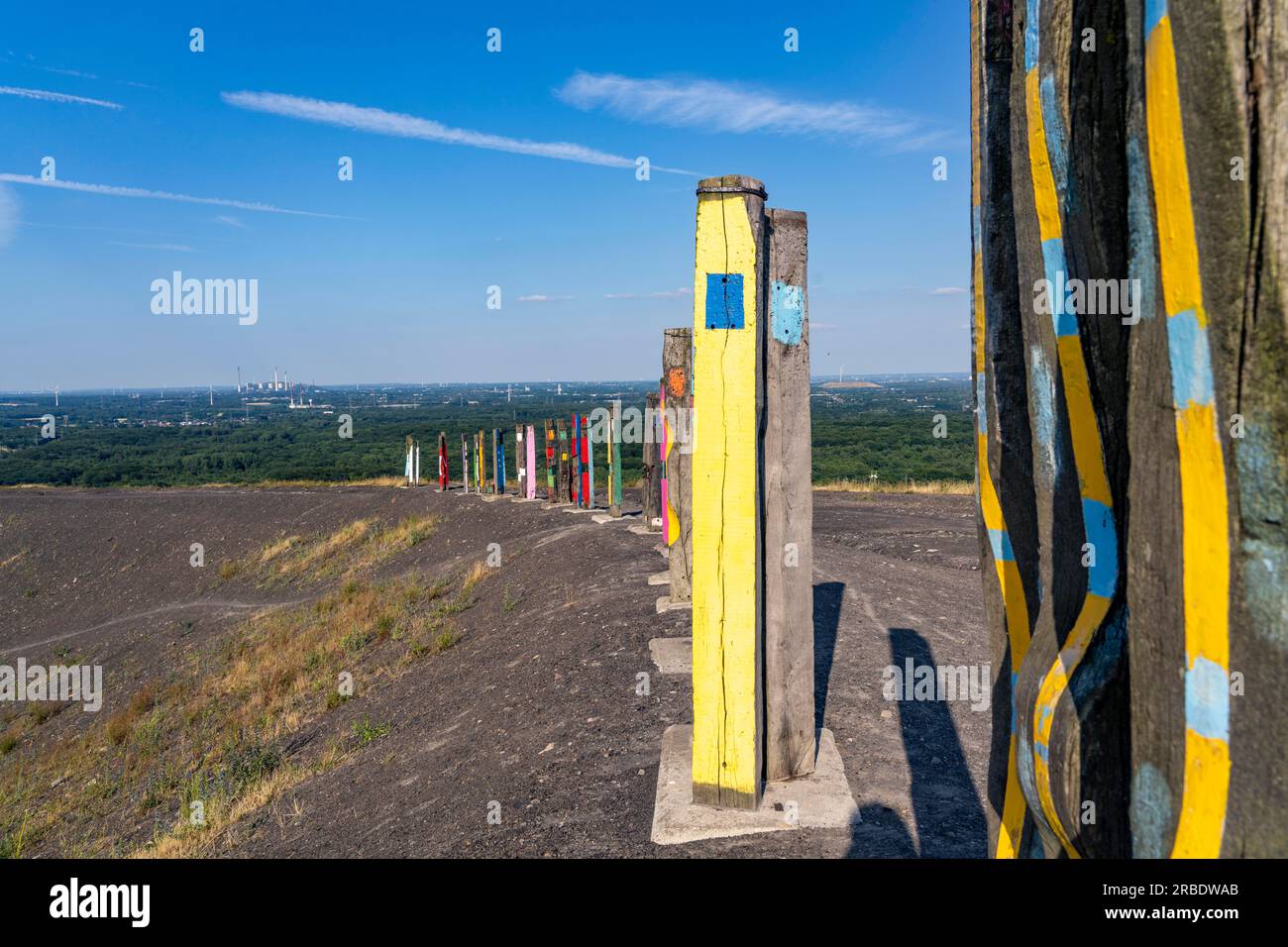 The Haniel slagheap, 185-metre-high tailings pile, at the Prosper ...