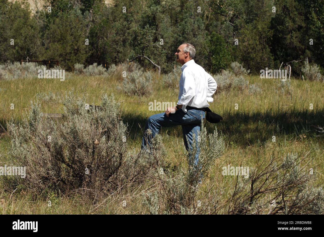 Visit of Secretary Dirk Kempthorne and aides to Theodore Roosevelt ...