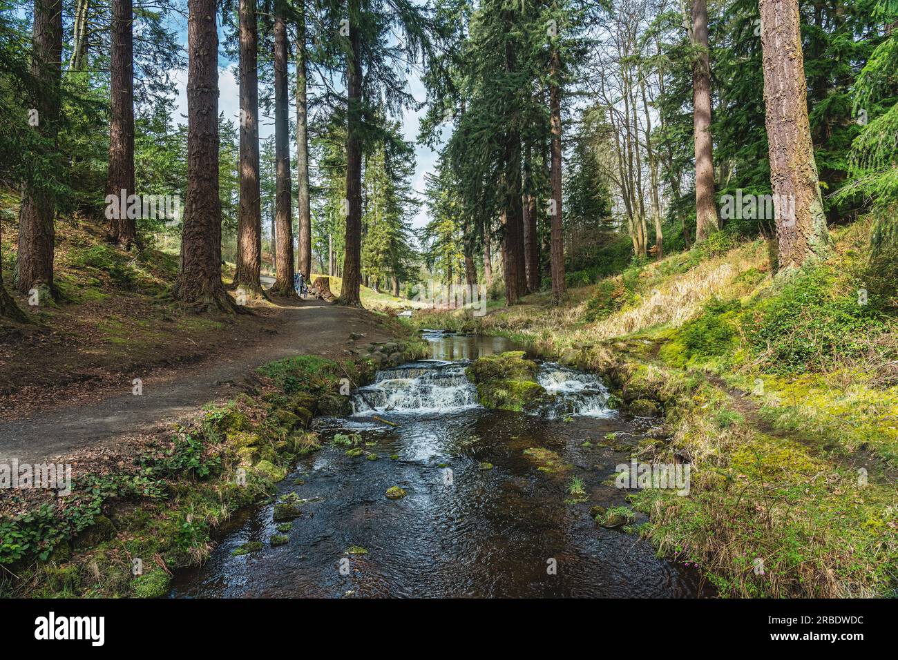 Iron bridge cragside hi-res stock photography and images - Alamy