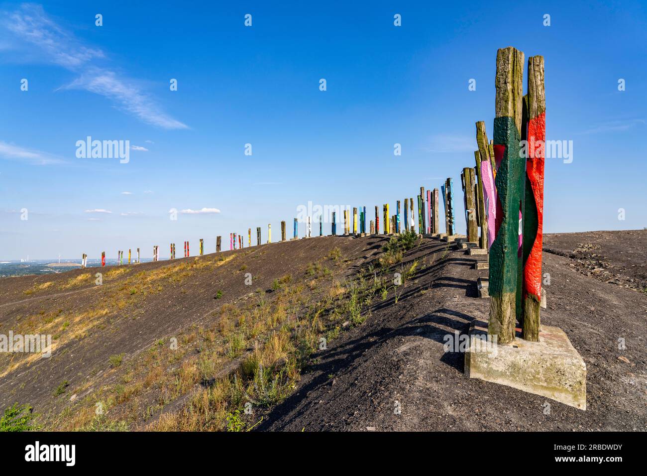 The Haniel slagheap, 185-metre-high tailings pile, at the Prosper ...