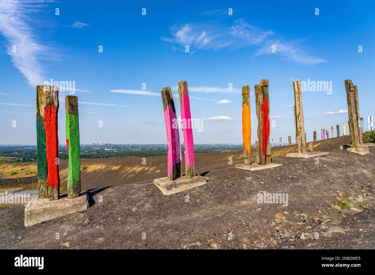 The Haniel slagheap, 185-metre-high tailings pile, at the Prosper ...