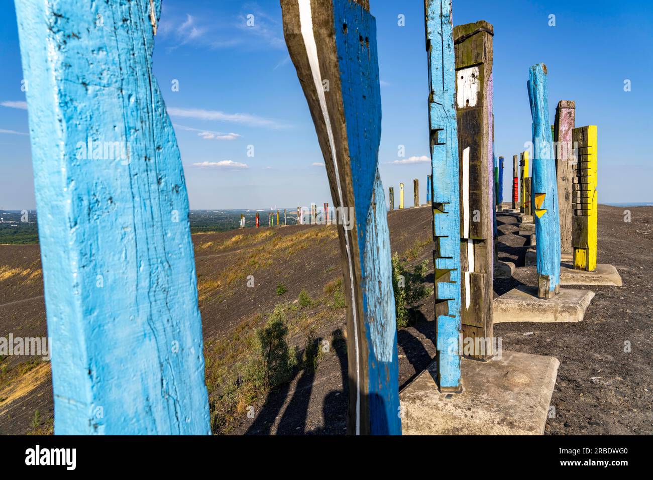 The Haniel slagheap, 185-metre-high tailings pile, at the Prosper ...