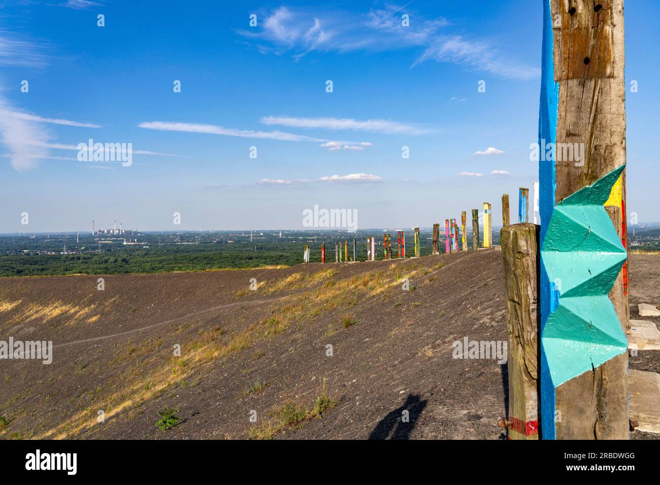 The Haniel slagheap, 185-metre-high tailings pile, at the Prosper ...