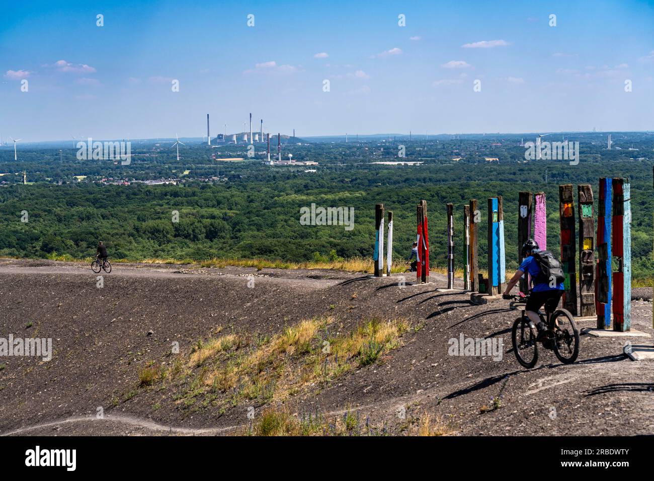 The Haniel slagheap, 185-metre-high tailings pile, at the Prosper ...