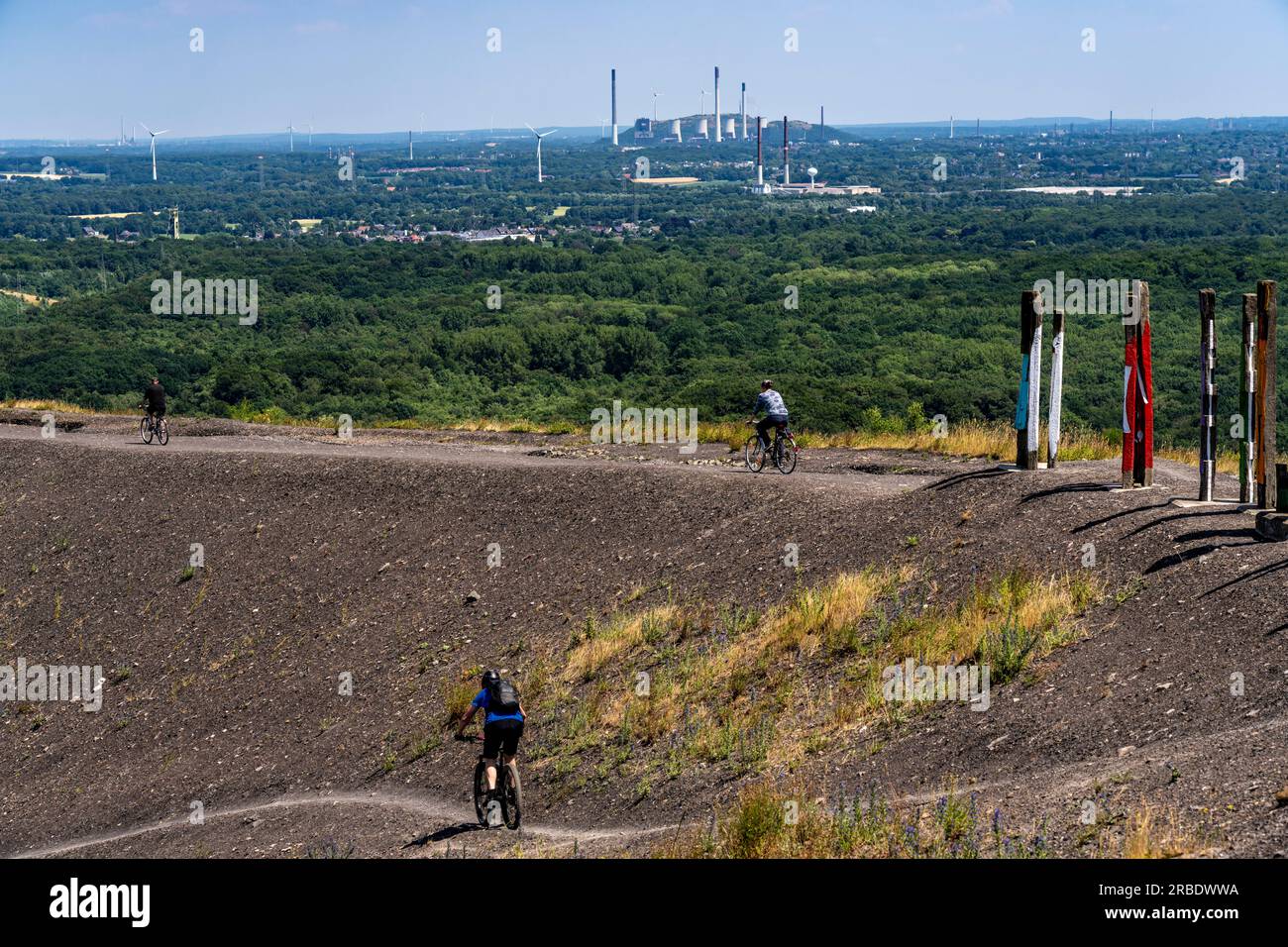 The Haniel slagheap, 185-metre-high tailings pile, at the Prosper ...