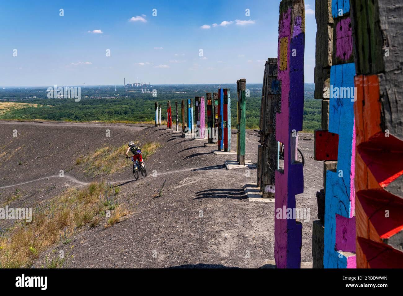 The Haniel slagheap, 185-metre-high tailings pile, at the Prosper ...