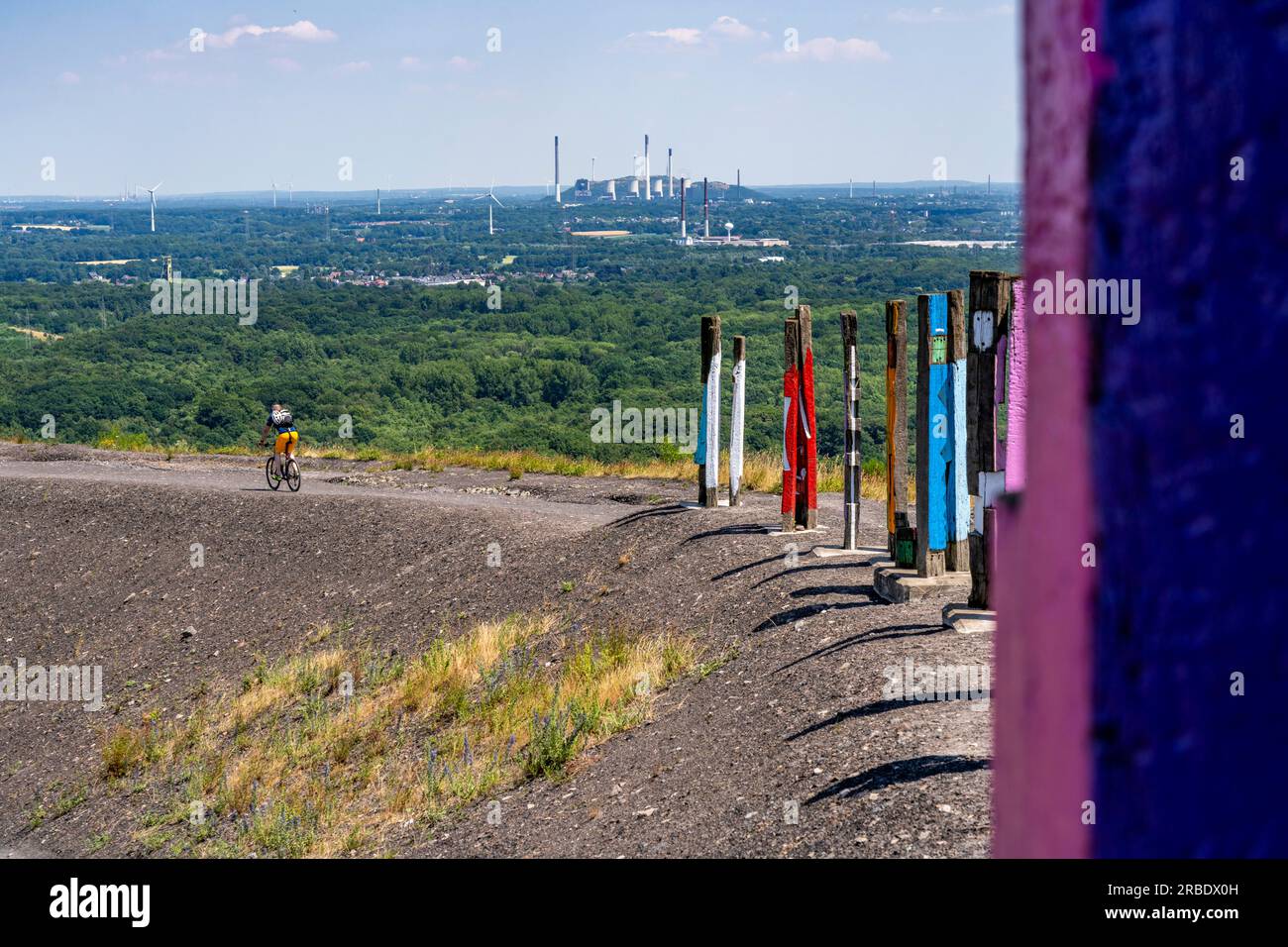 The Haniel slagheap, 185-metre-high tailings pile, at the Prosper ...
