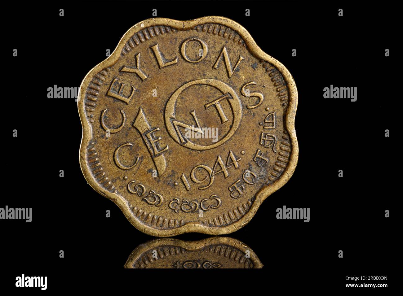 1944 sri lankan coins hi-res stock photography and images - Alamy