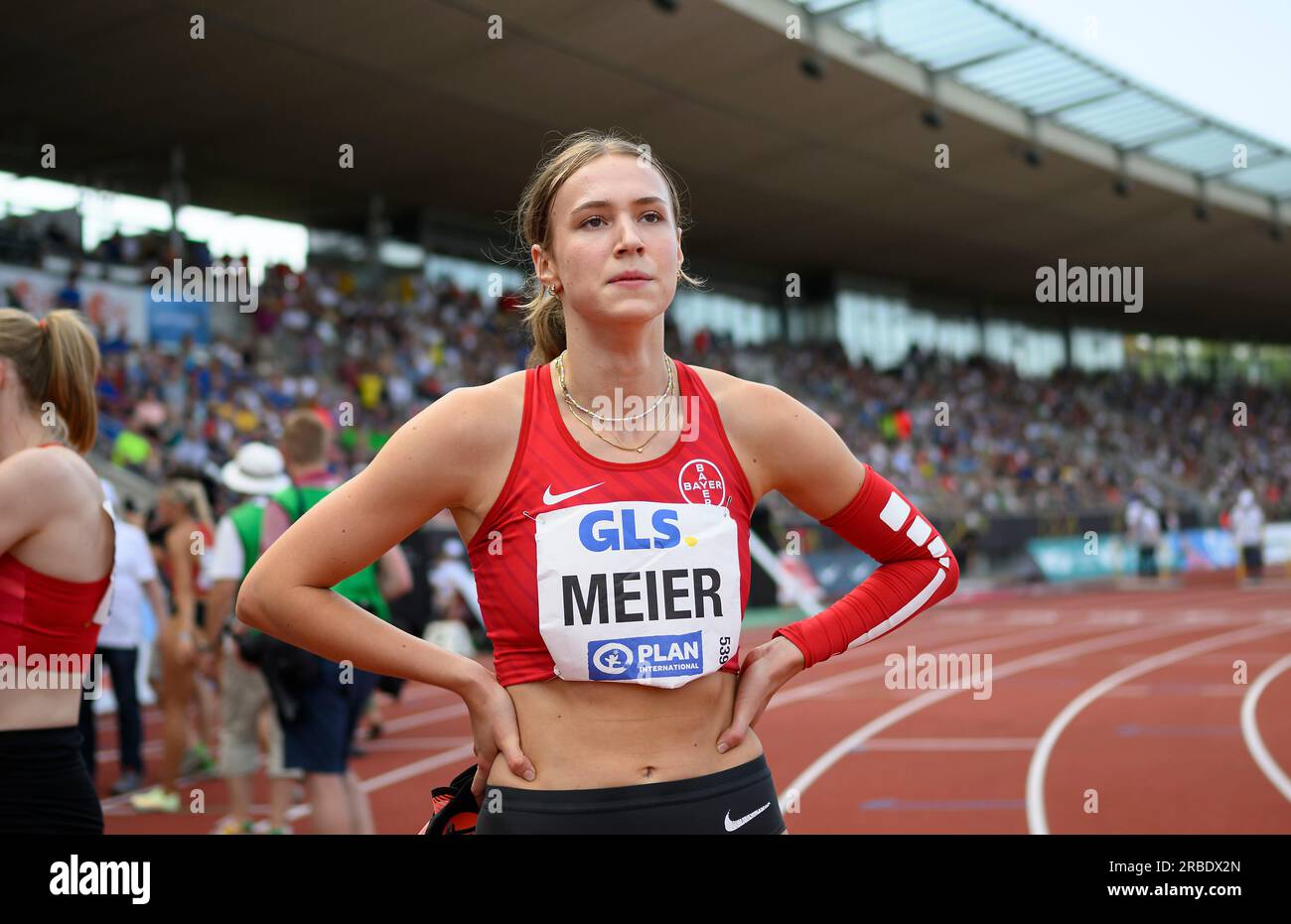 Meier Marlene (TSV Bayer 04 Leverkusen) Women's 100m hurdles final on ...