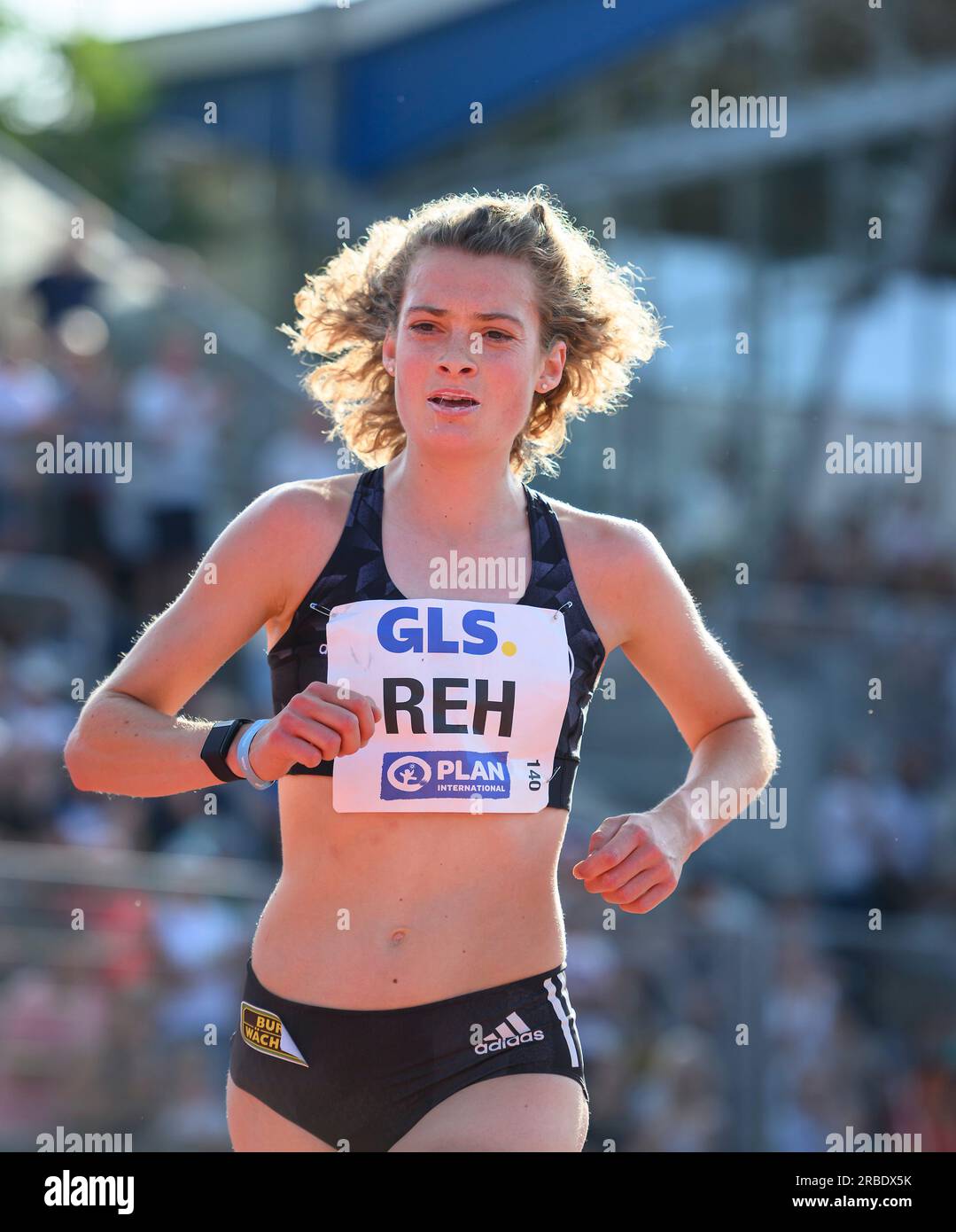 Alina REH (SCC Berlin) action, women's 5000m final, on July 8th, 2023 ...